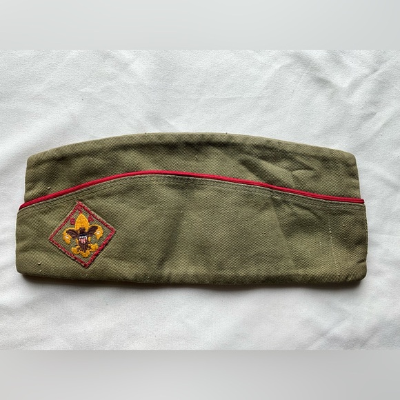 Unique Vintage | Other | Vintage Boys Scout Of America Garrison Cap Hat ...